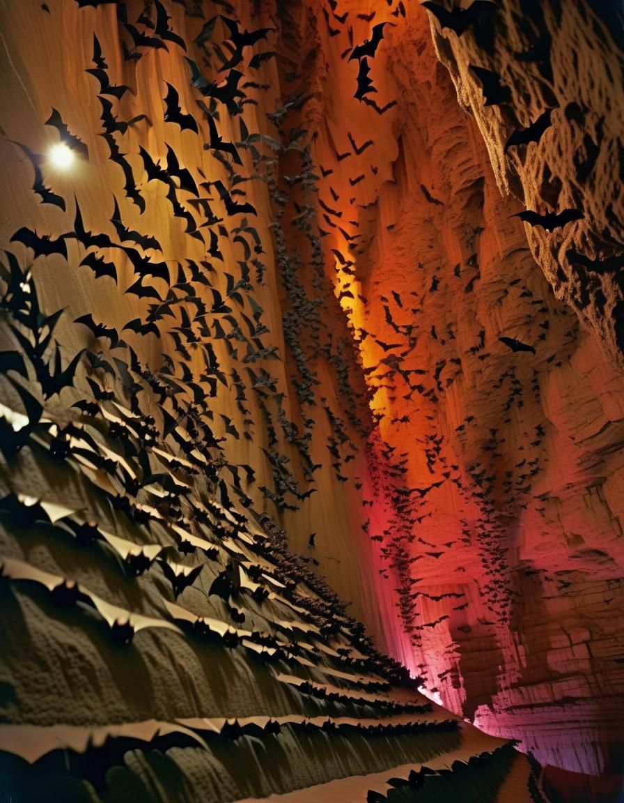Chiropteran activity - AI Generated Artwork - NightCafe Creator