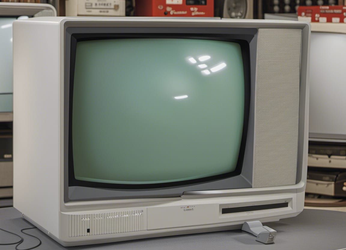 CRT TV - AI Generated Artwork - NightCafe Creator