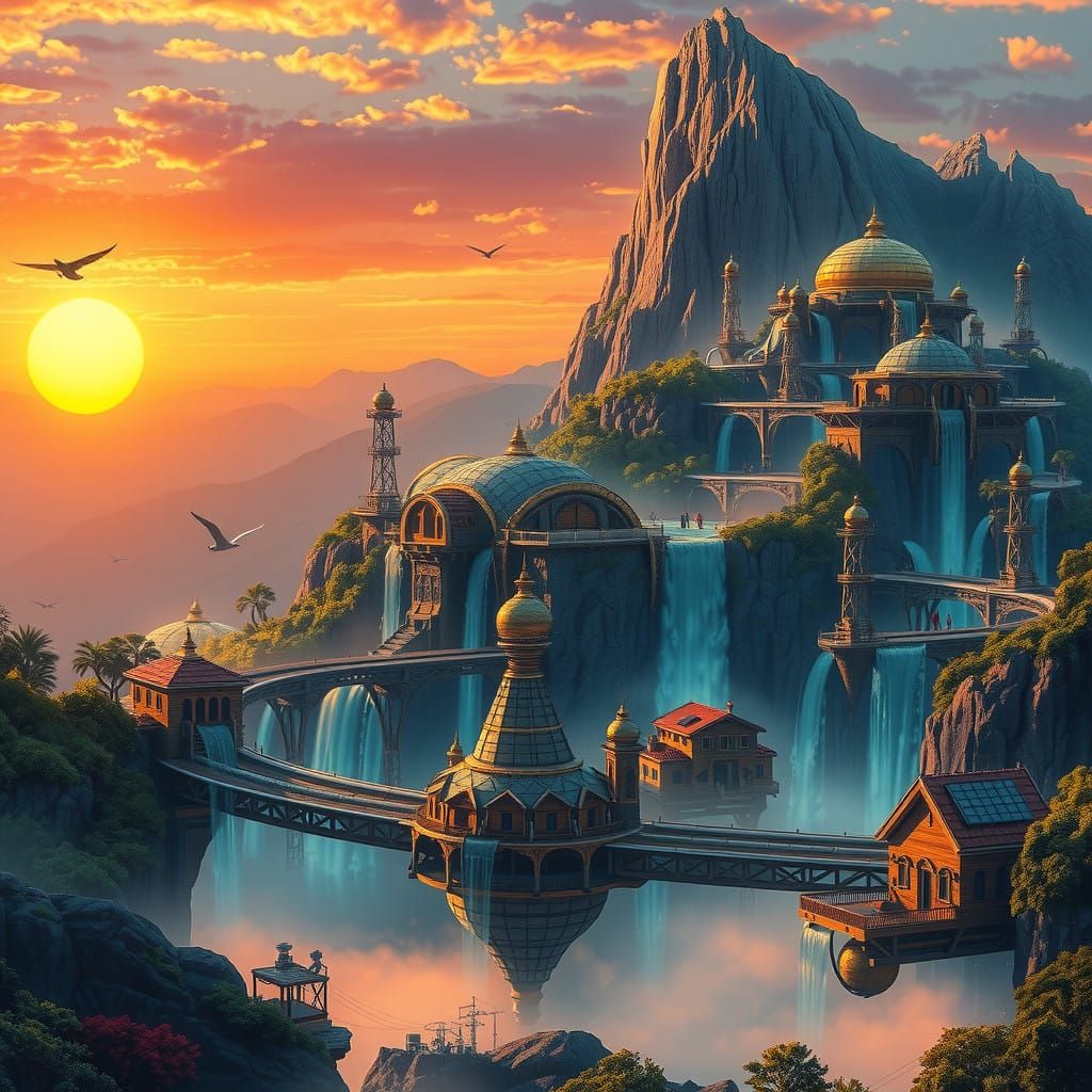 Solarpunk Utopian Alien Colony v6 - Solarpunk Utopian Alien ...