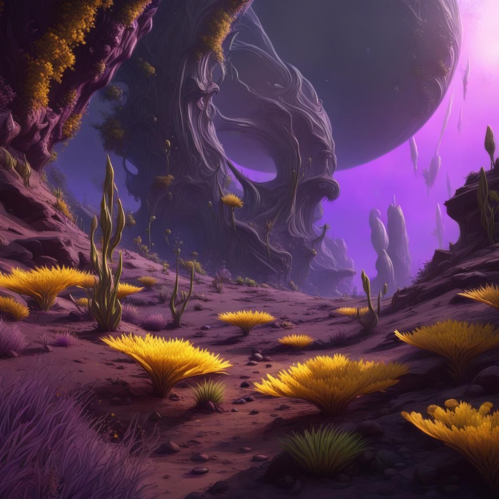 alien planet - AI Generated Artwork - NightCafe Creator