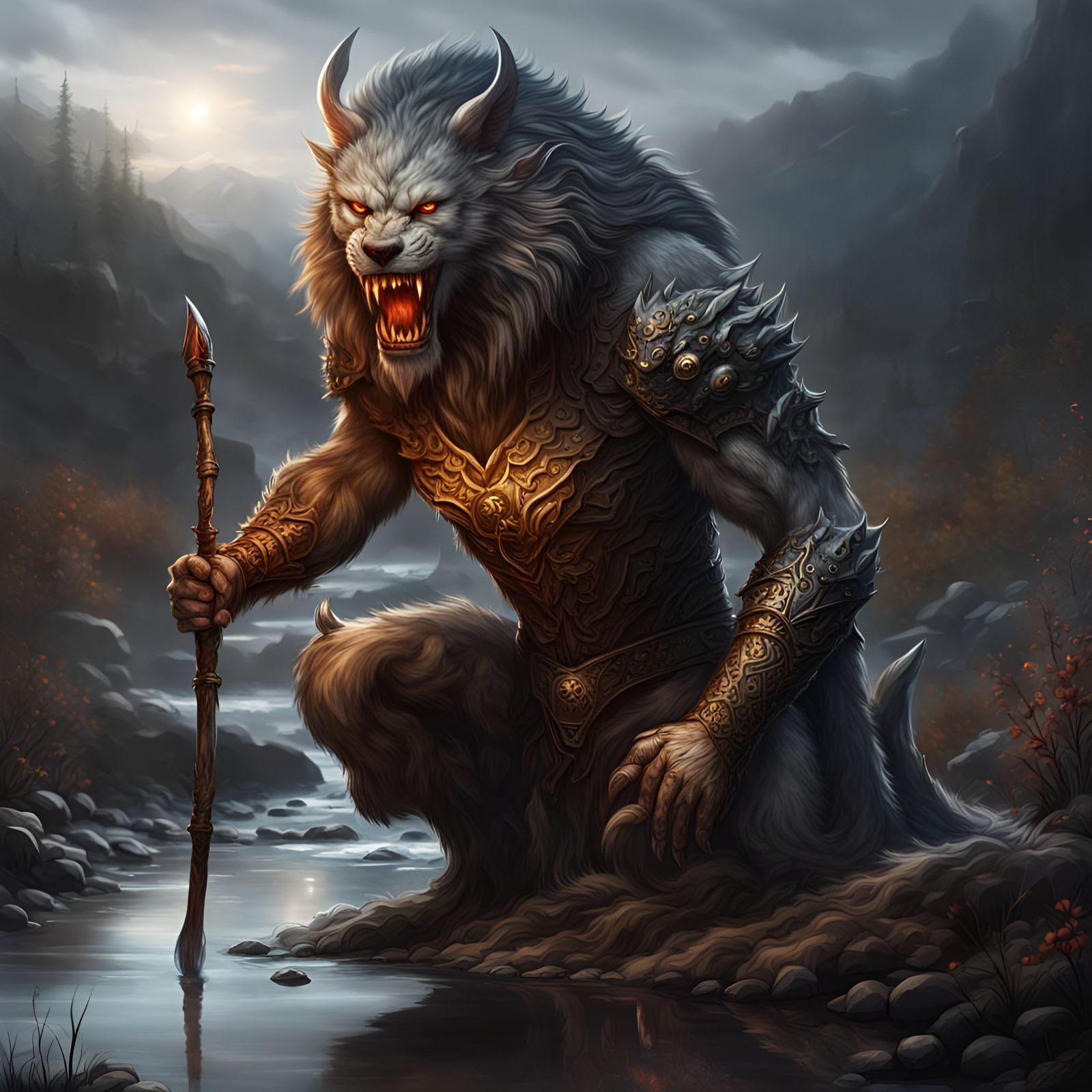 Fantasy Beast - AI Generated Artwork - NightCafe Creator