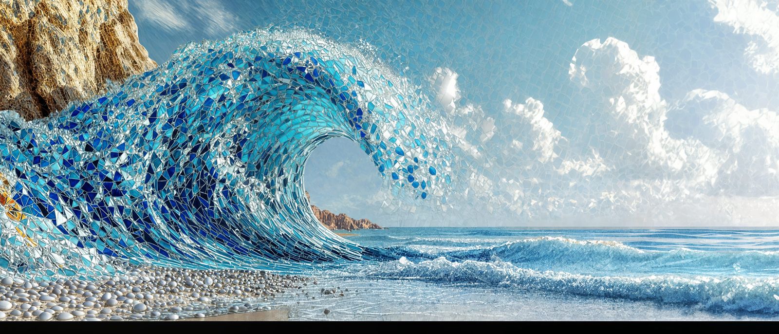 most impressiv art installation for guests is clearly a artificial wave ...