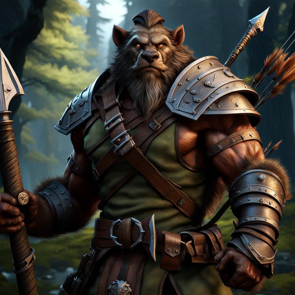 Bugbear ranger - AI Generated Artwork - NightCafe Creator