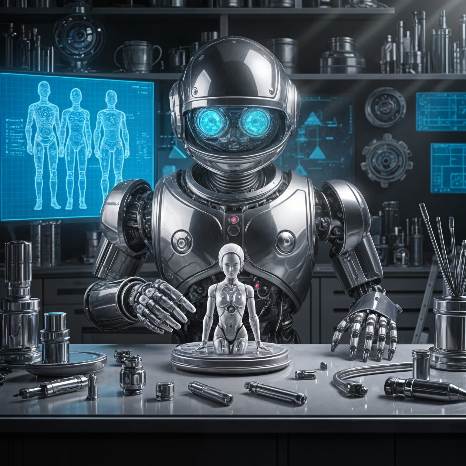 Robot invents Human - Robot invents Human