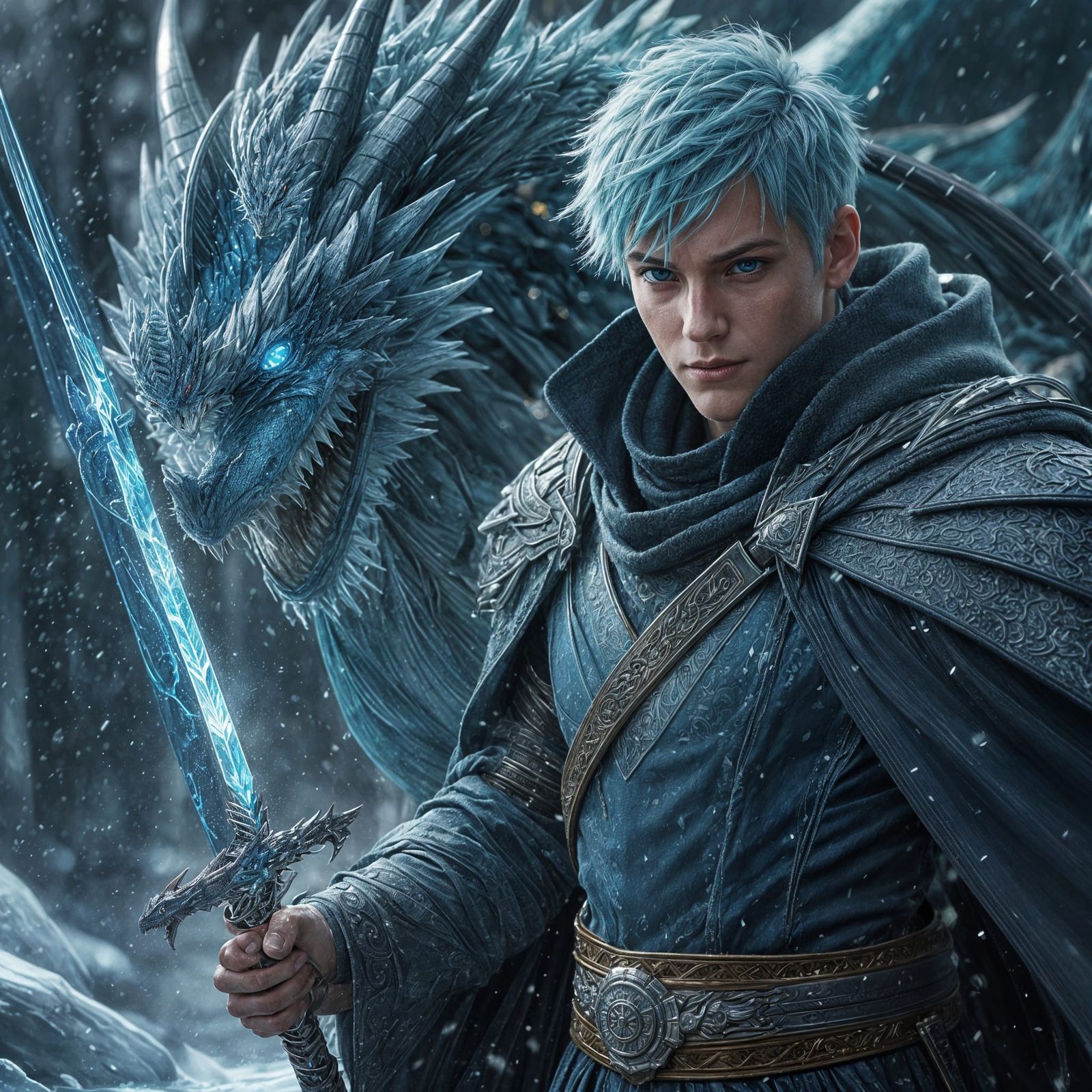 Ice born - AI Generated Artwork - NightCafe Creator