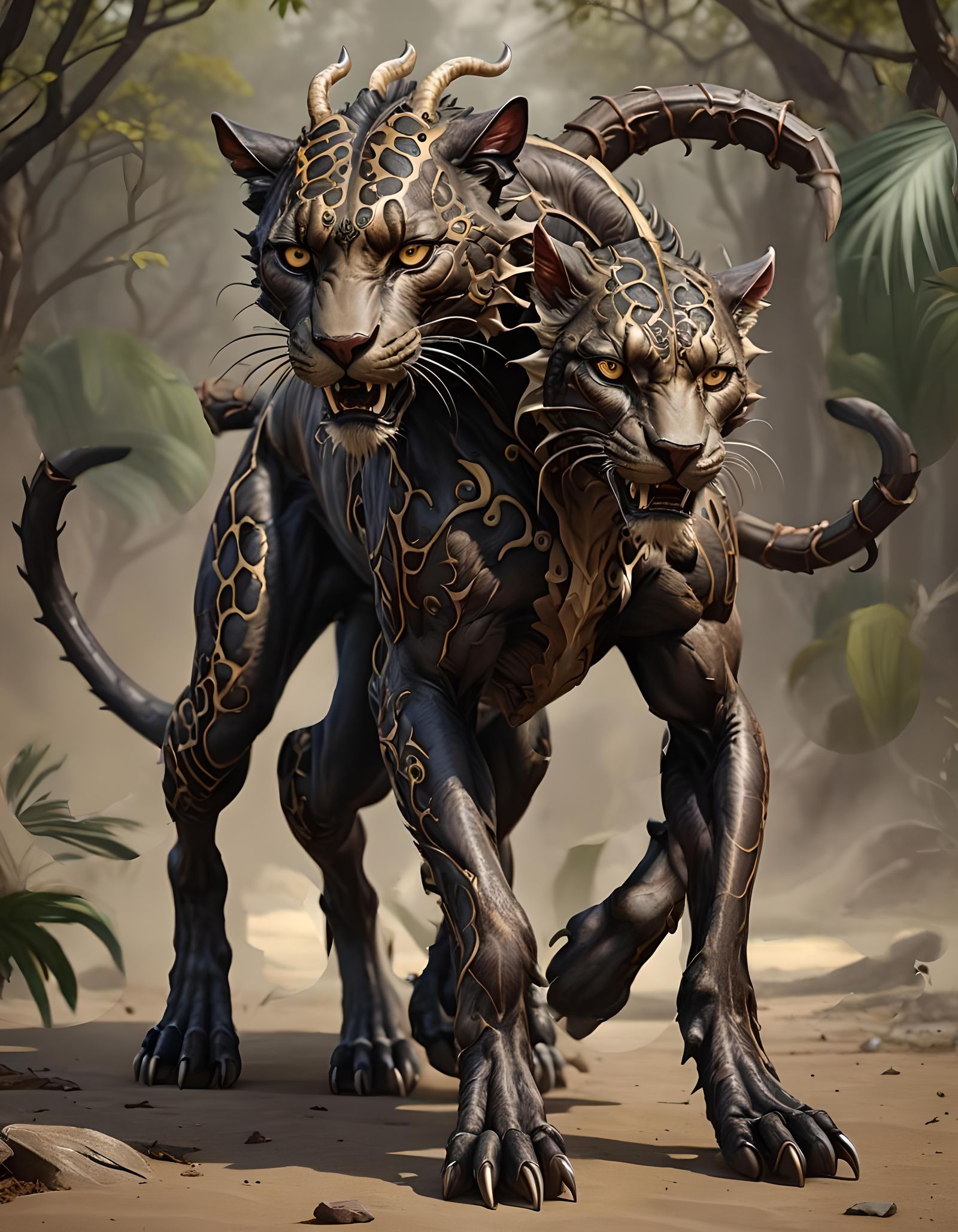Mutated Displacer Beast - AI Generated Artwork - NightCafe Creator