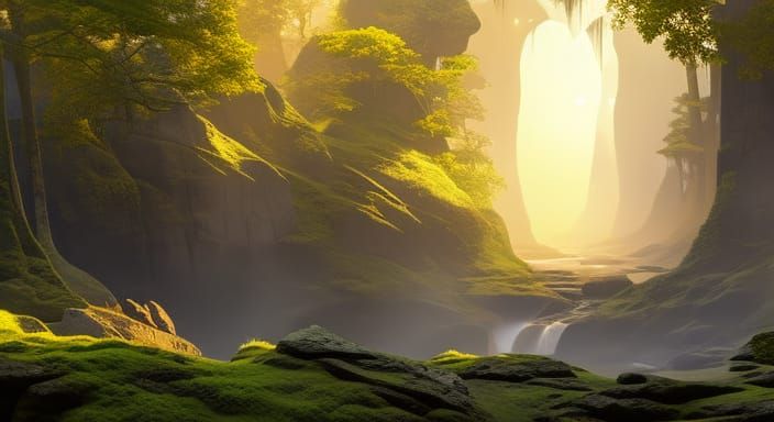 Magical forest - AI Generated Artwork - NightCafe Creator