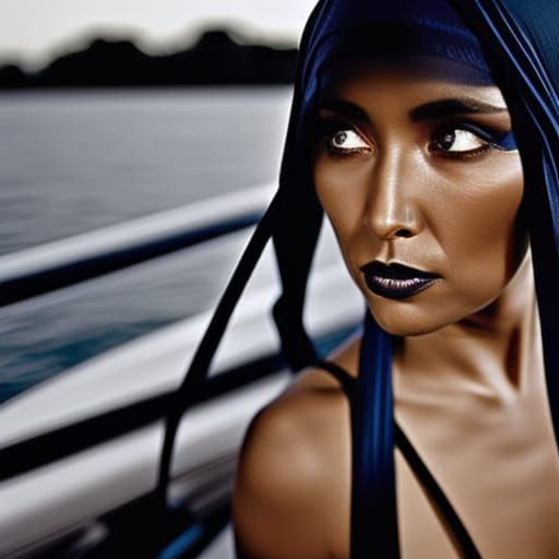 Sinister Blue - AI Generated Artwork - NightCafe Creator