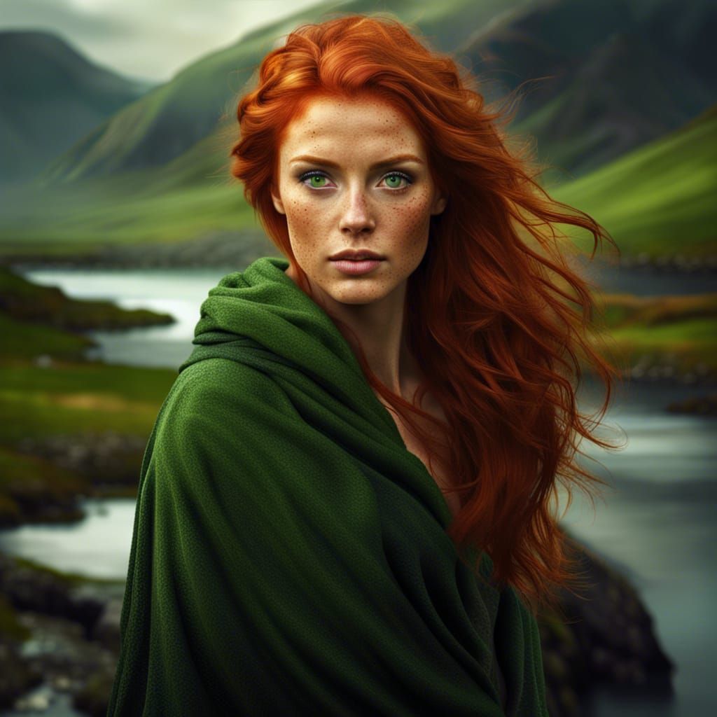 Irish woman - AI Generated Artwork - NightCafe Creator