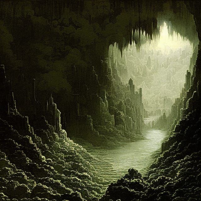 Hidden Vale - AI Generated Artwork - NightCafe Creator