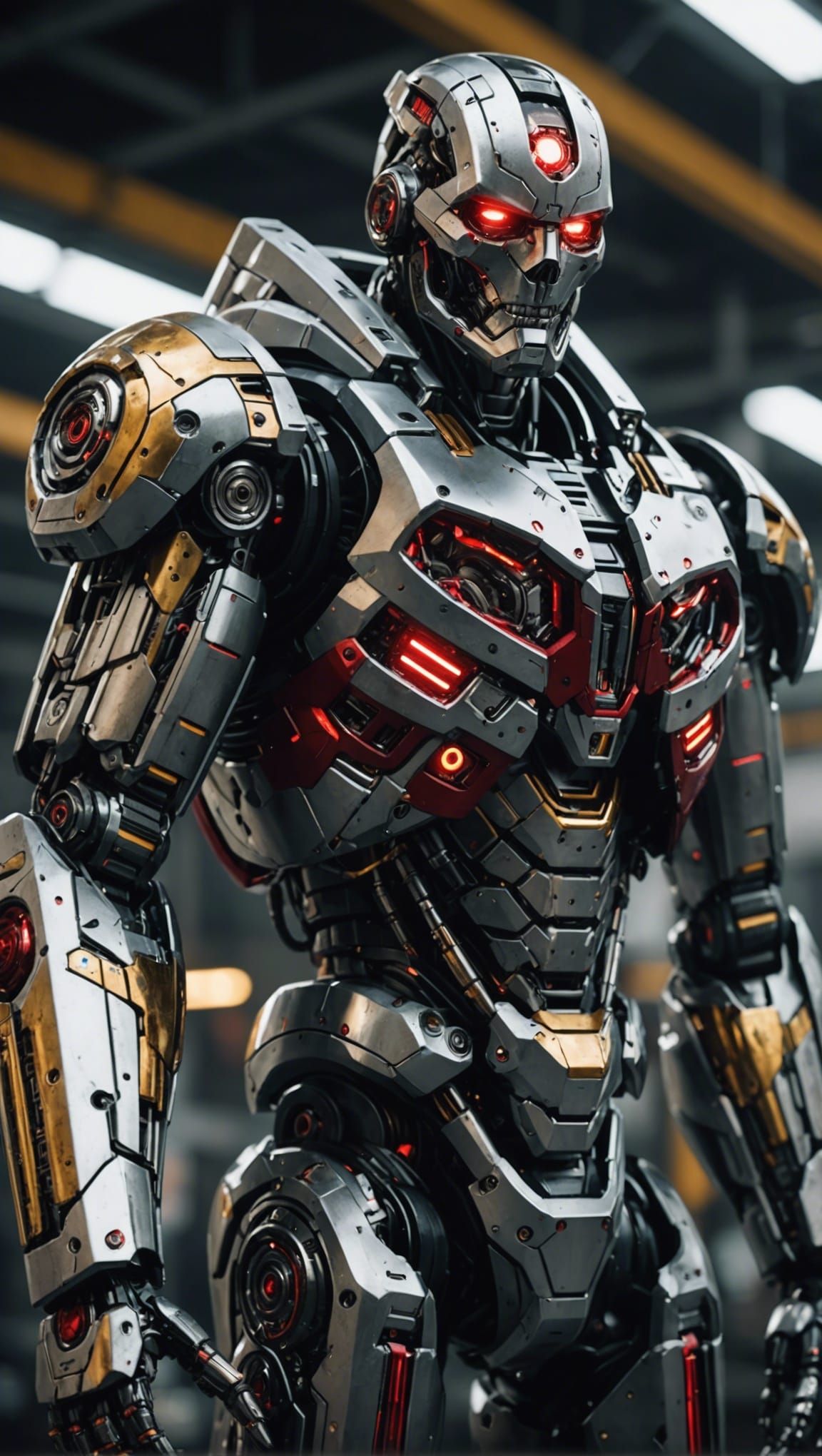 masterpiece, extremely detailed, upper body shot, cyborg, new model ...