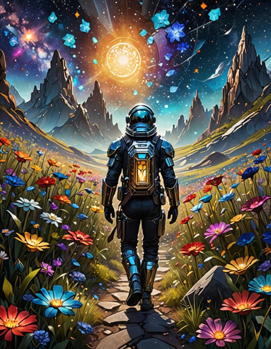 Astro Explorer - AI Generated Artwork - NightCafe Creator