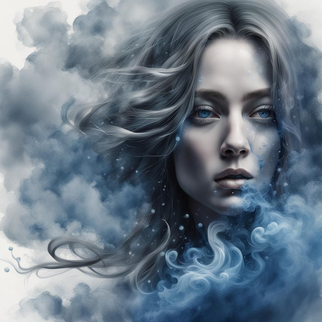 Ethereal smoke comes to life - AI Generated Artwork - NightCafe Creator
