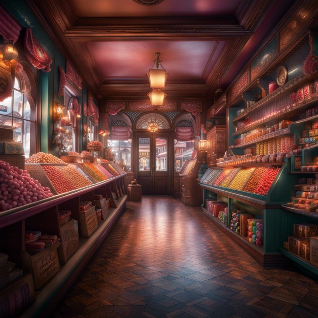 candy shoppe - AI Generated Artwork - NightCafe Creator