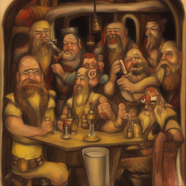 When the Digging Day is done - AI Generated Artwork - NightCafe Creator