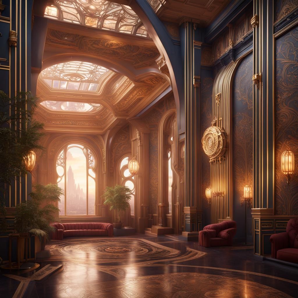 Art Deco - AI Generated Artwork - NightCafe Creator