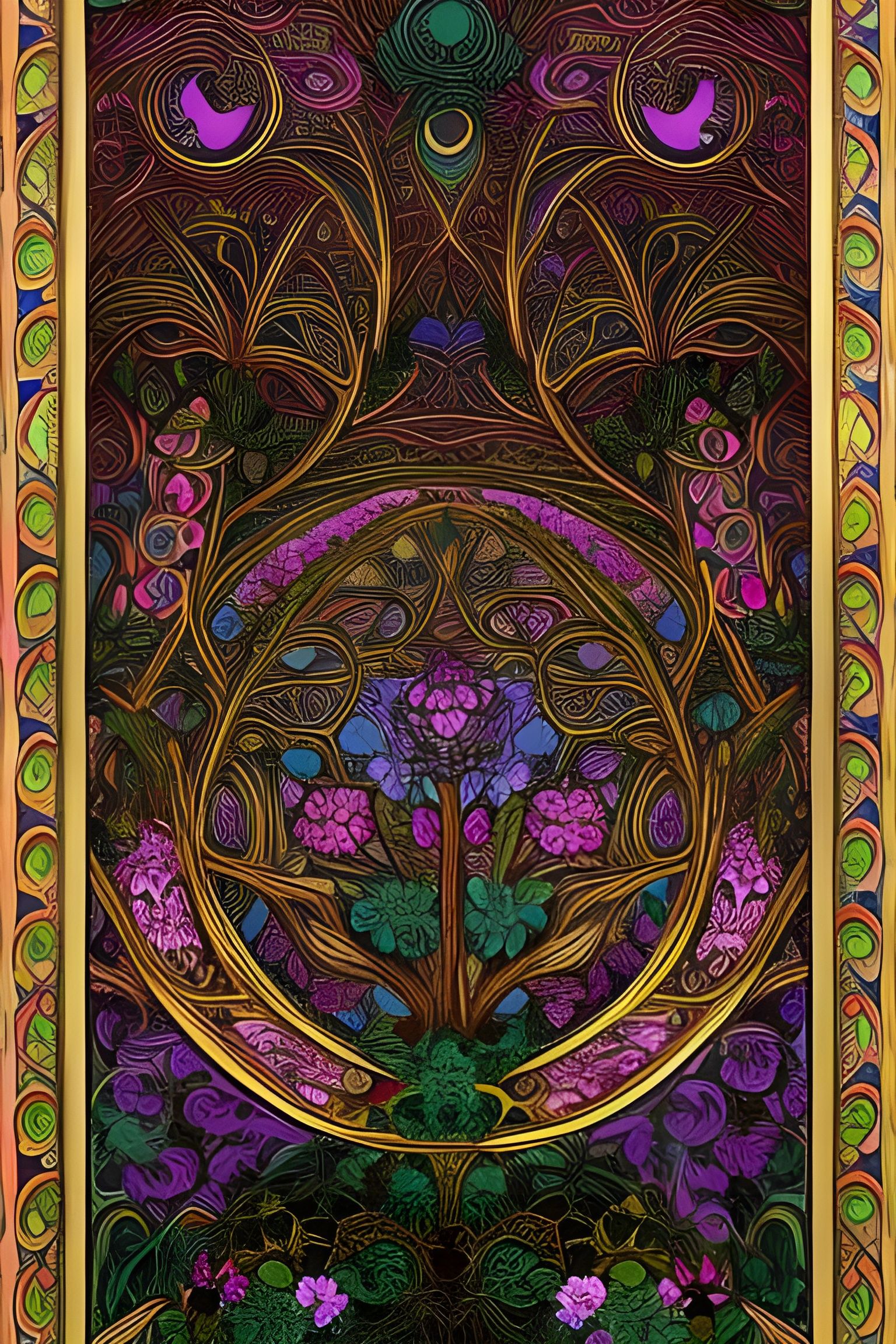 Gaelic Line Art - AI Generated Artwork - NightCafe Creator