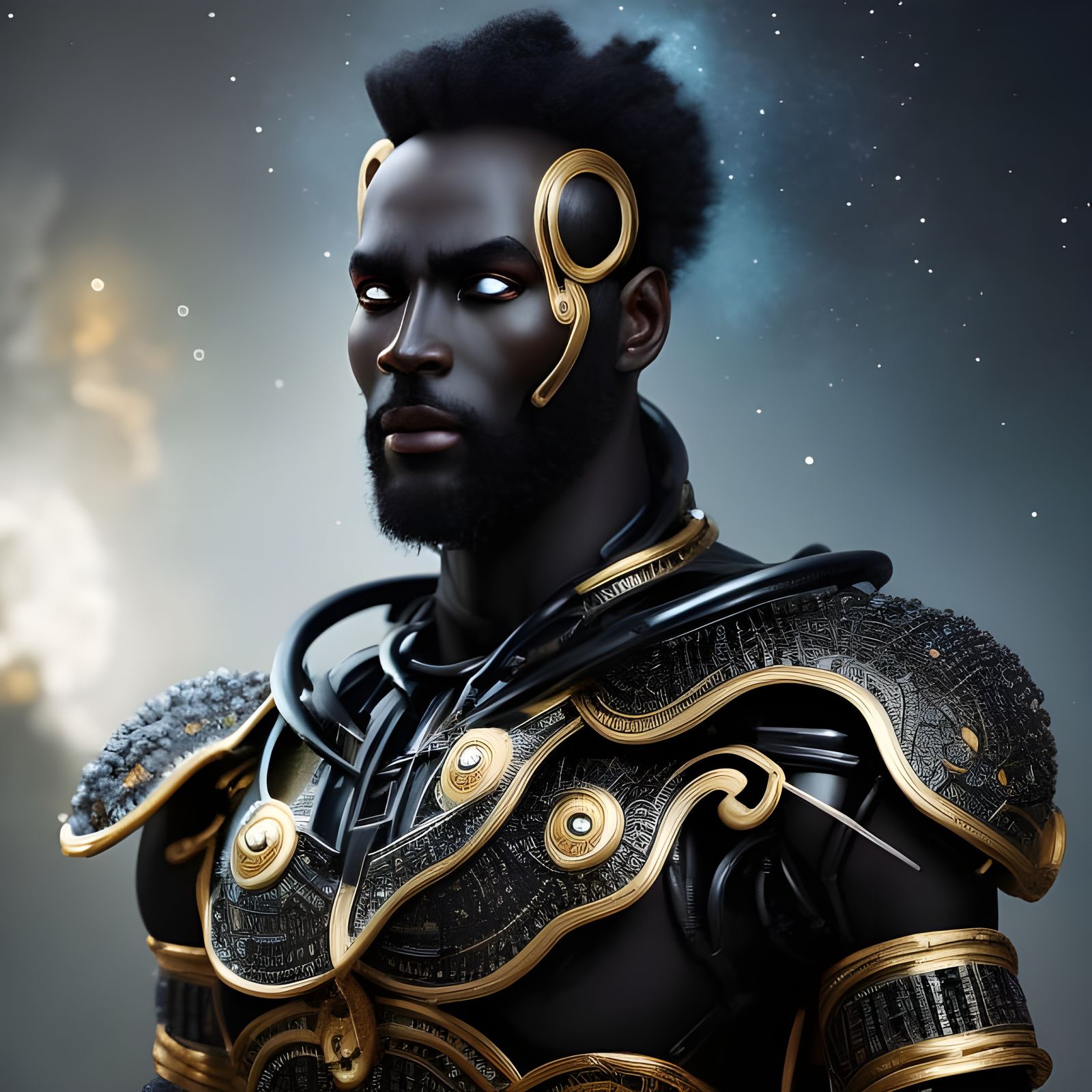 Robotic Man of the Future - AI Generated Artwork - NightCafe Creator