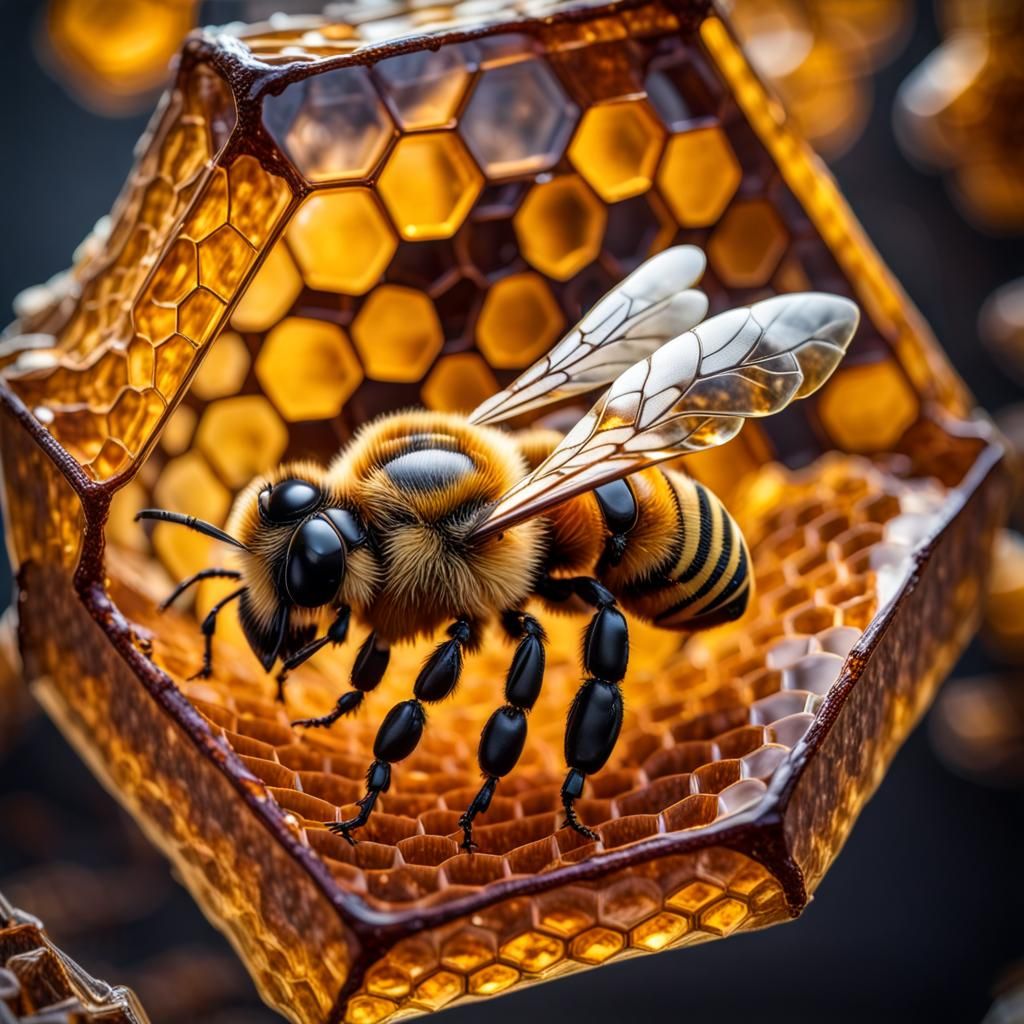 HoneyBee - AI Generated Artwork - NightCafe Creator