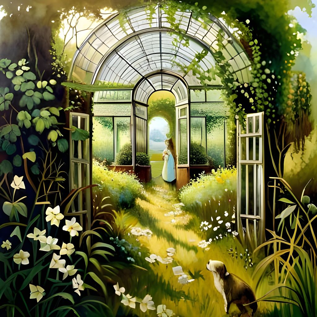 Spring garden and friends - AI Generated Artwork - NightCafe Creator