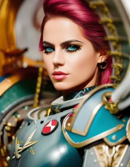 Warhammer portrait - AI Generated Artwork - NightCafe Creator