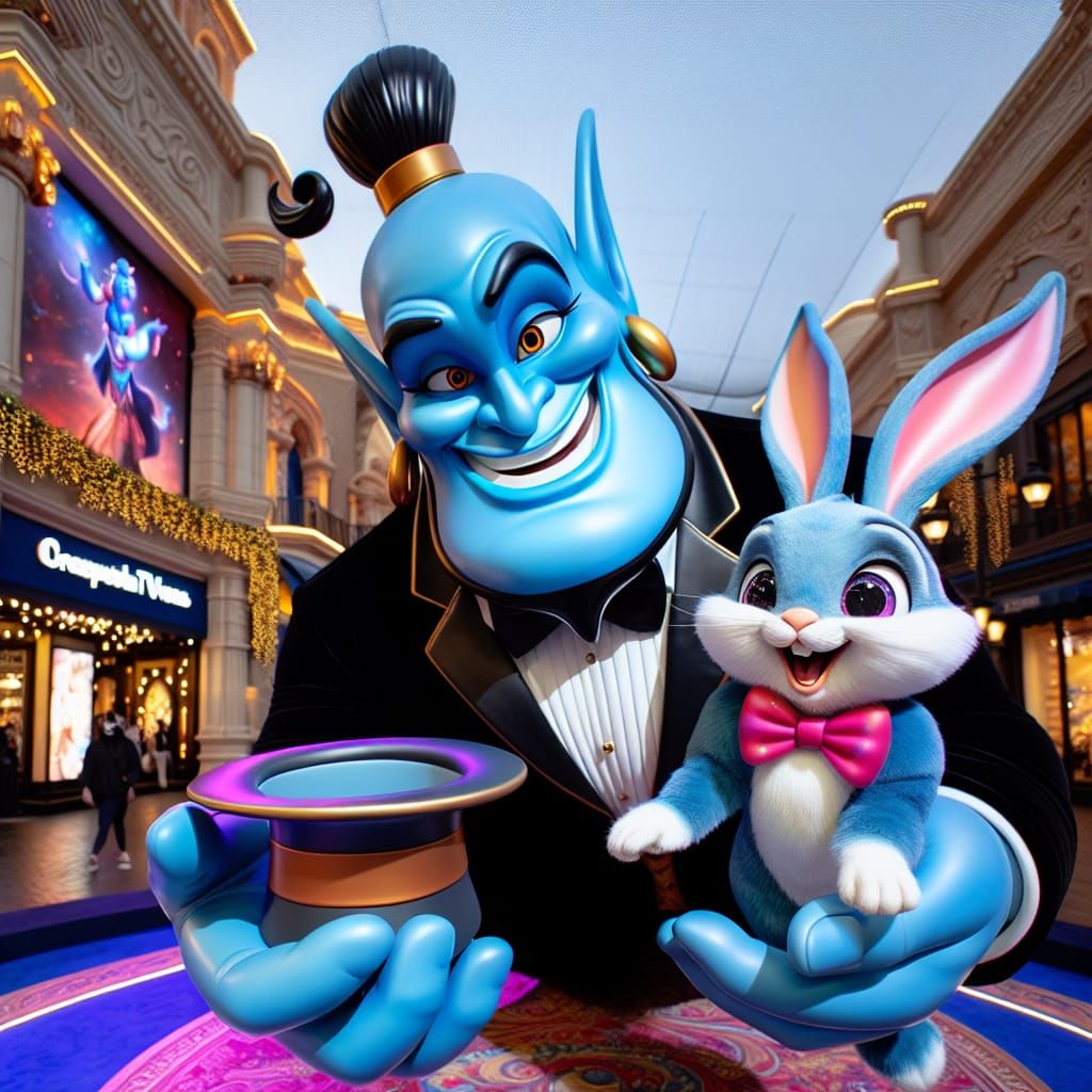 Blue jinn - AI Generated Artwork - NightCafe Creator