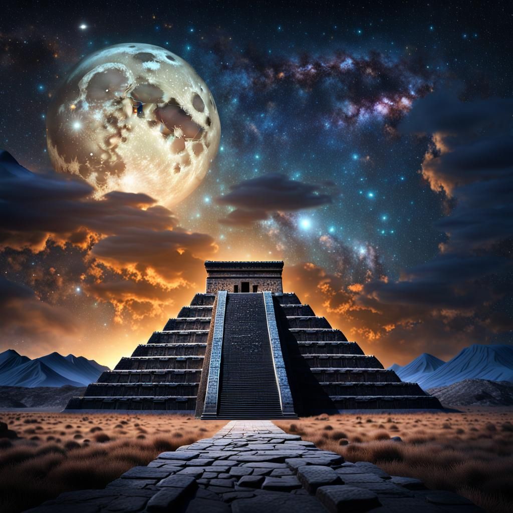 Ziggurat - AI Generated Artwork - NightCafe Creator