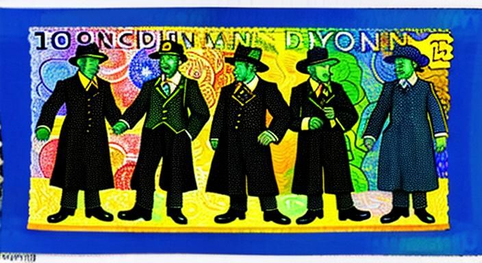 If van Gogh designed the banknote on a psychedelic trip - AI Generated ...