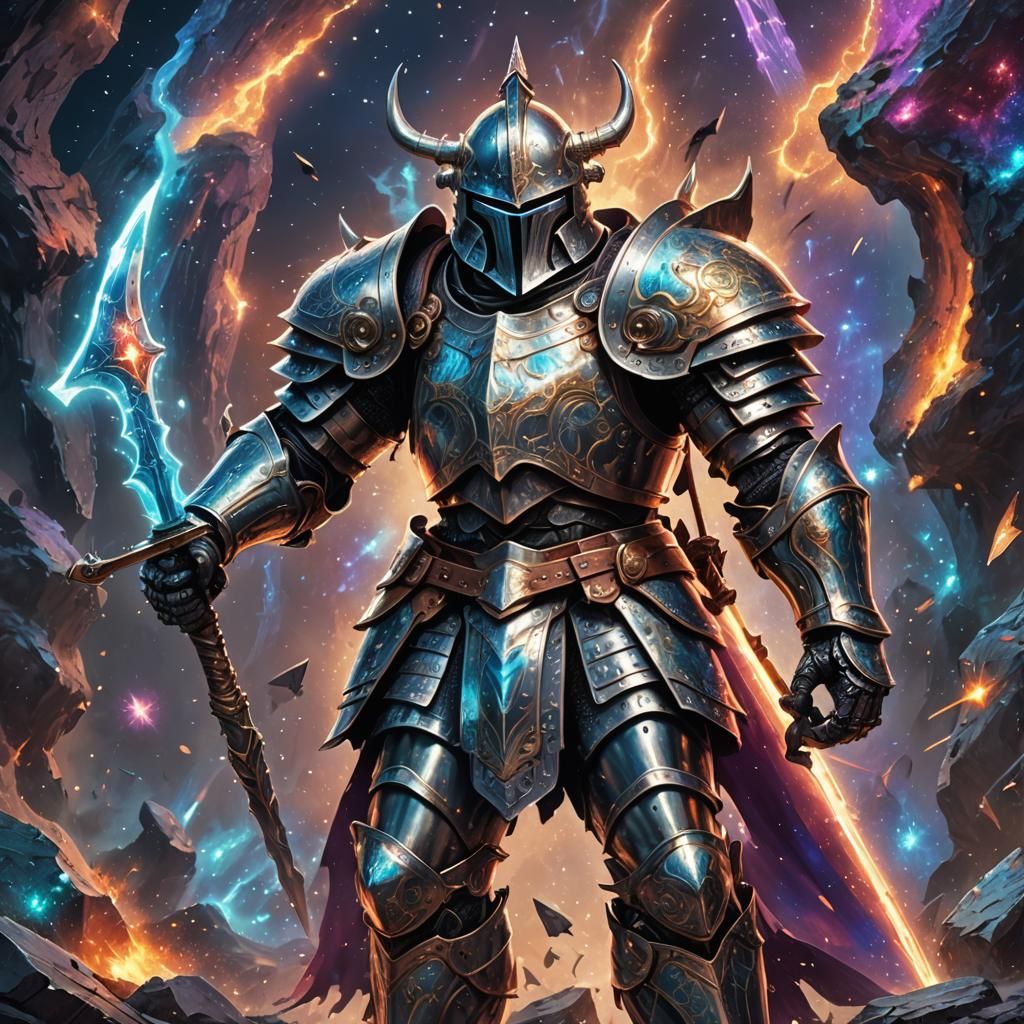 Astral knight - AI Generated Artwork - NightCafe Creator