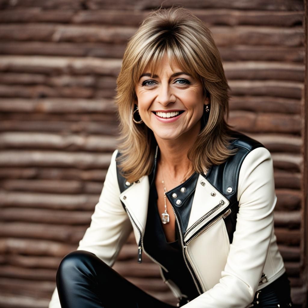 Rock Singer Suzi Quatro - AI Generated Artwork - NightCafe Creator