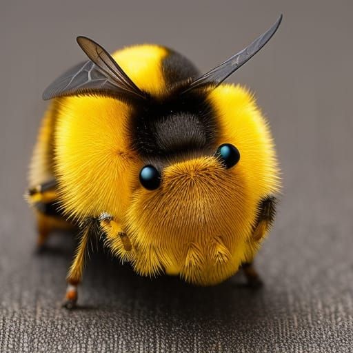 Cute bee - AI Generated Artwork - NightCafe Creator