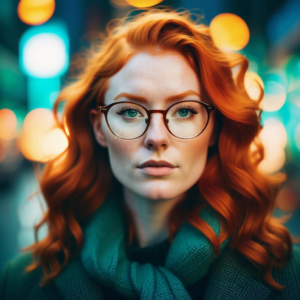 nerdy girl 3 - AI Generated Artwork - NightCafe Creator