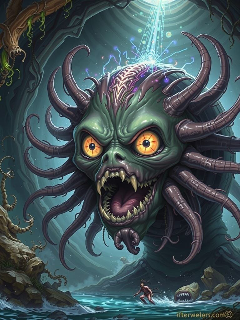 Classic Dungeons and Dragons Monster, "Beholder". The Beholder is a ...