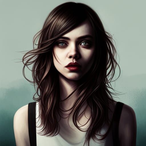 pretty girl - AI Generated Artwork - NightCafe Creator