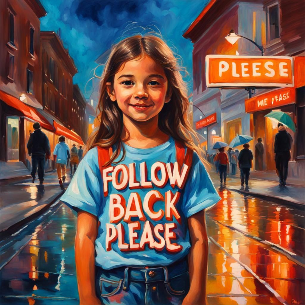 Follow Me Back Please 🌹 - AI Generated Artwork - NightCafe Creator