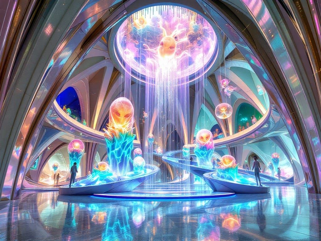 Alien Museum - Ethereal Museum of Celestial Beings in Specta...