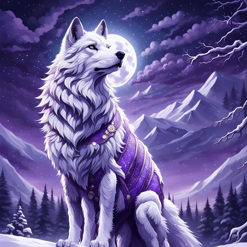 Wolf - AI Generated Artwork - NightCafe Creator