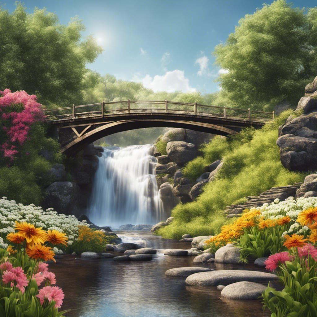 The Old Bridge - AI Generated Artwork - NightCafe Creator