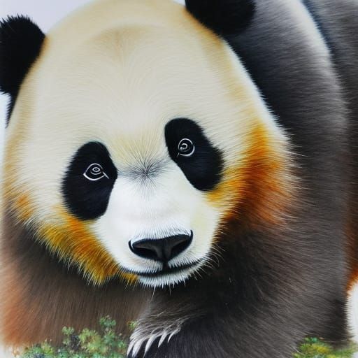Panda #1 - AI Generated Artwork - NightCafe Creator