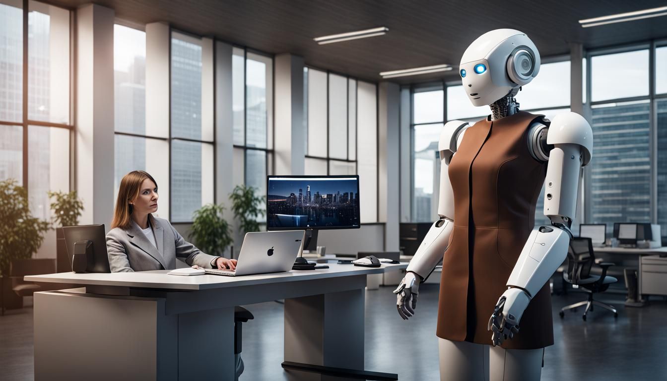 The clone robots are my new colleagues - AI Generated Artwork ...