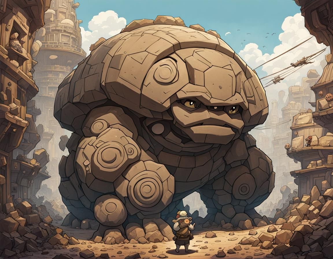 Rock Creature - AI Generated Artwork - NightCafe Creator