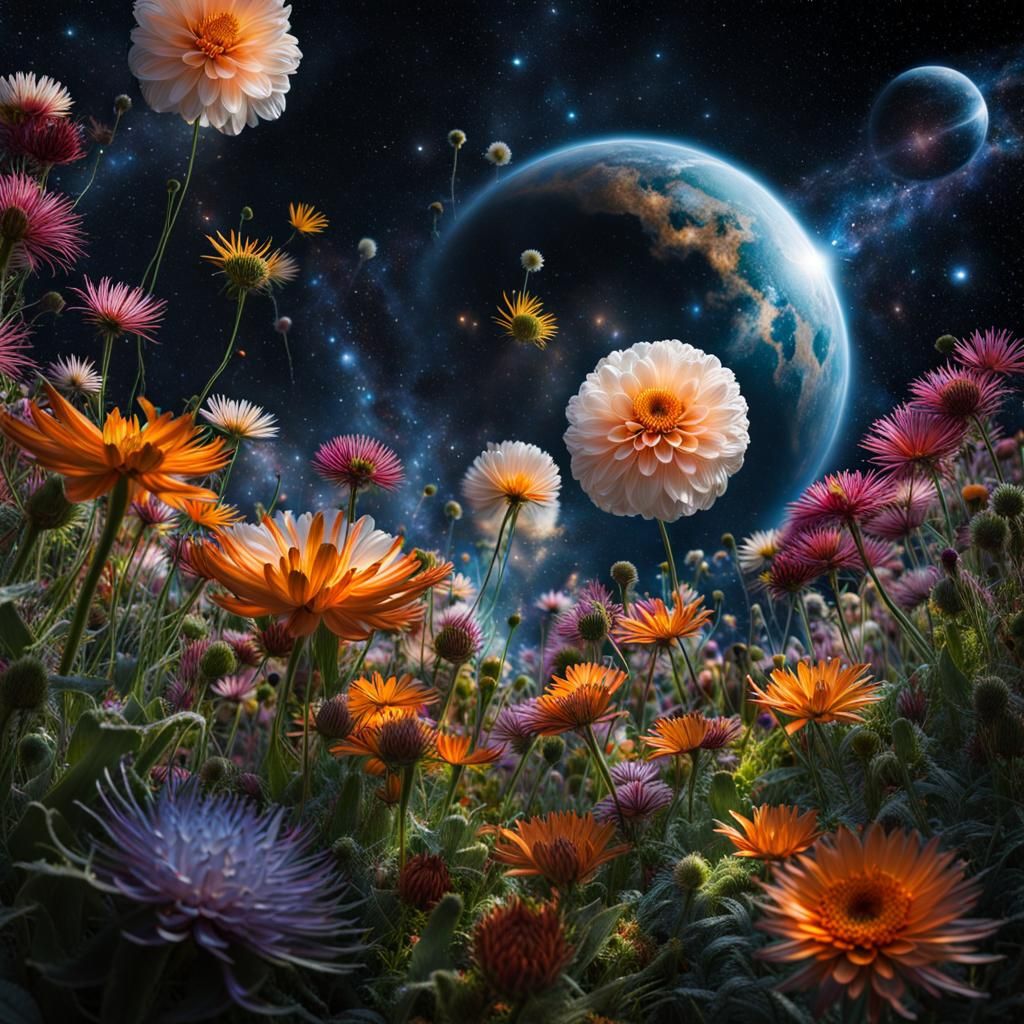 Outer space - AI Generated Artwork - NightCafe Creator