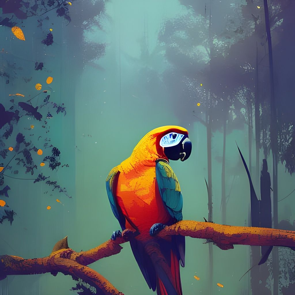 Parrot - AI Generated Artwork - NightCafe Creator