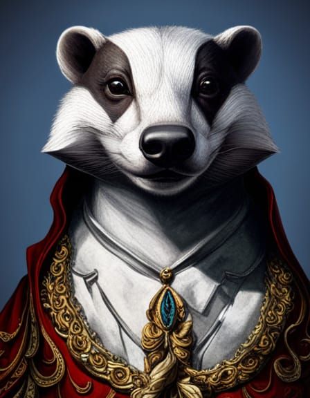 Medieval badger - AI Generated Artwork - NightCafe Creator