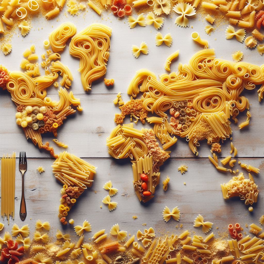 Pasta map - AI Generated Artwork - NightCafe Creator
