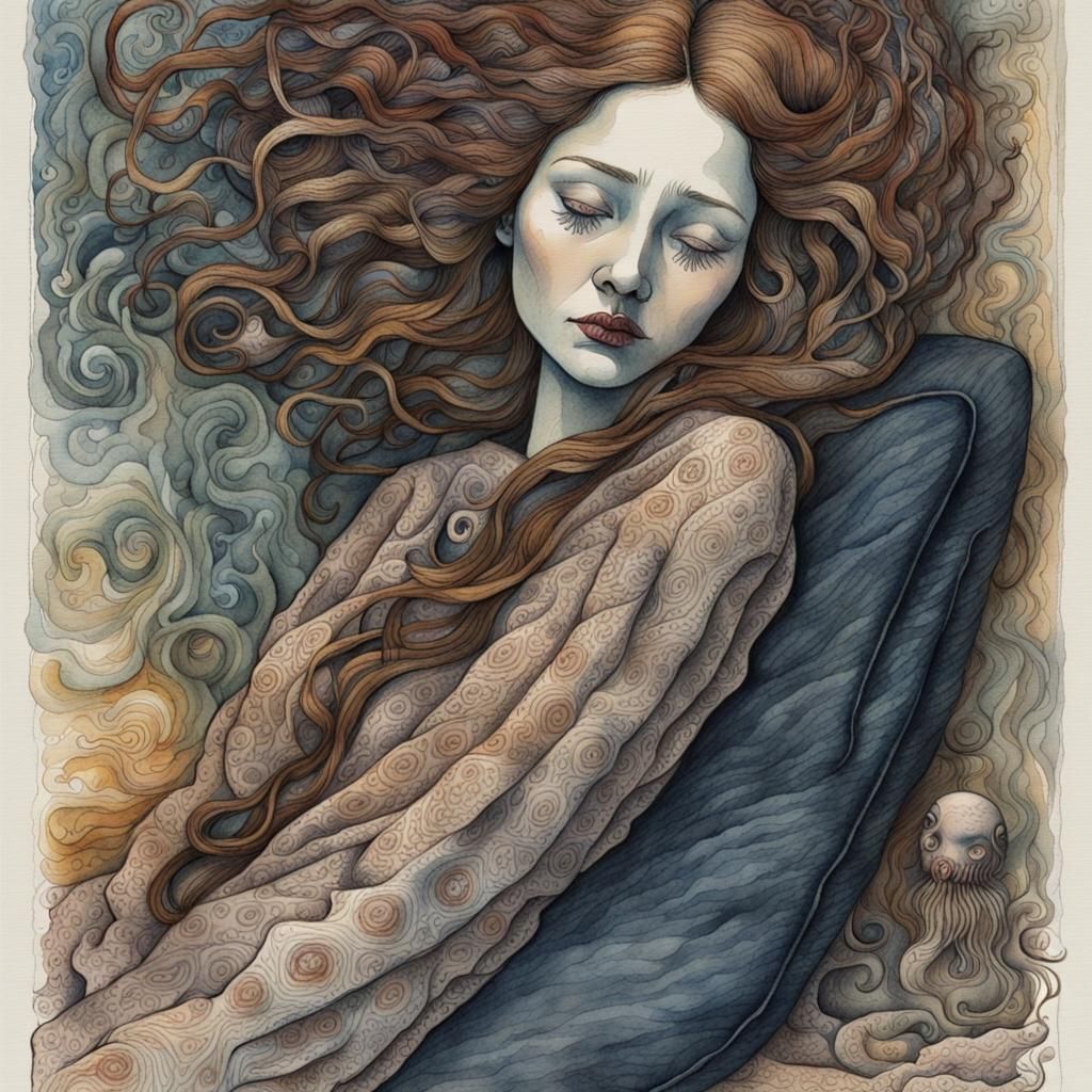 Sleeping Vs A - AI Generated Artwork - NightCafe Creator