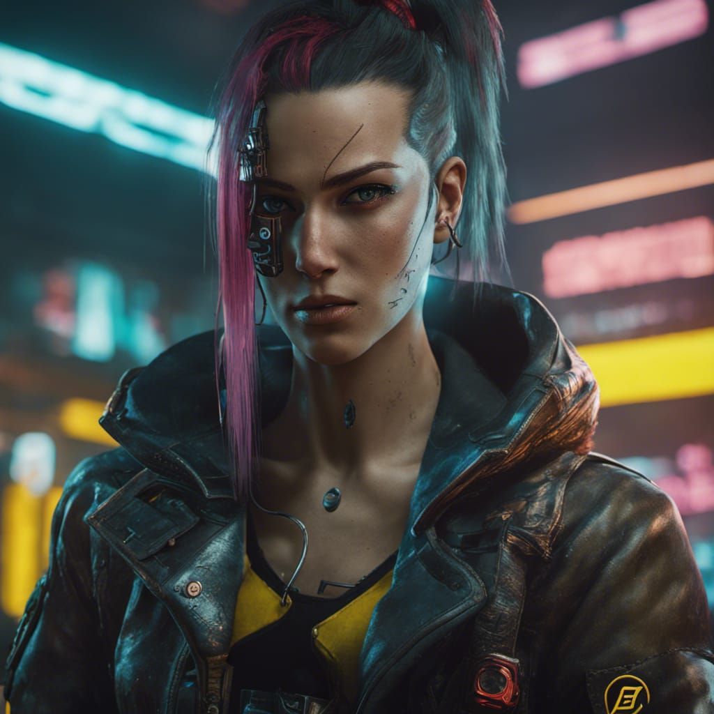 feature a character from Cyberpunk 2077 with a question mark or ...
