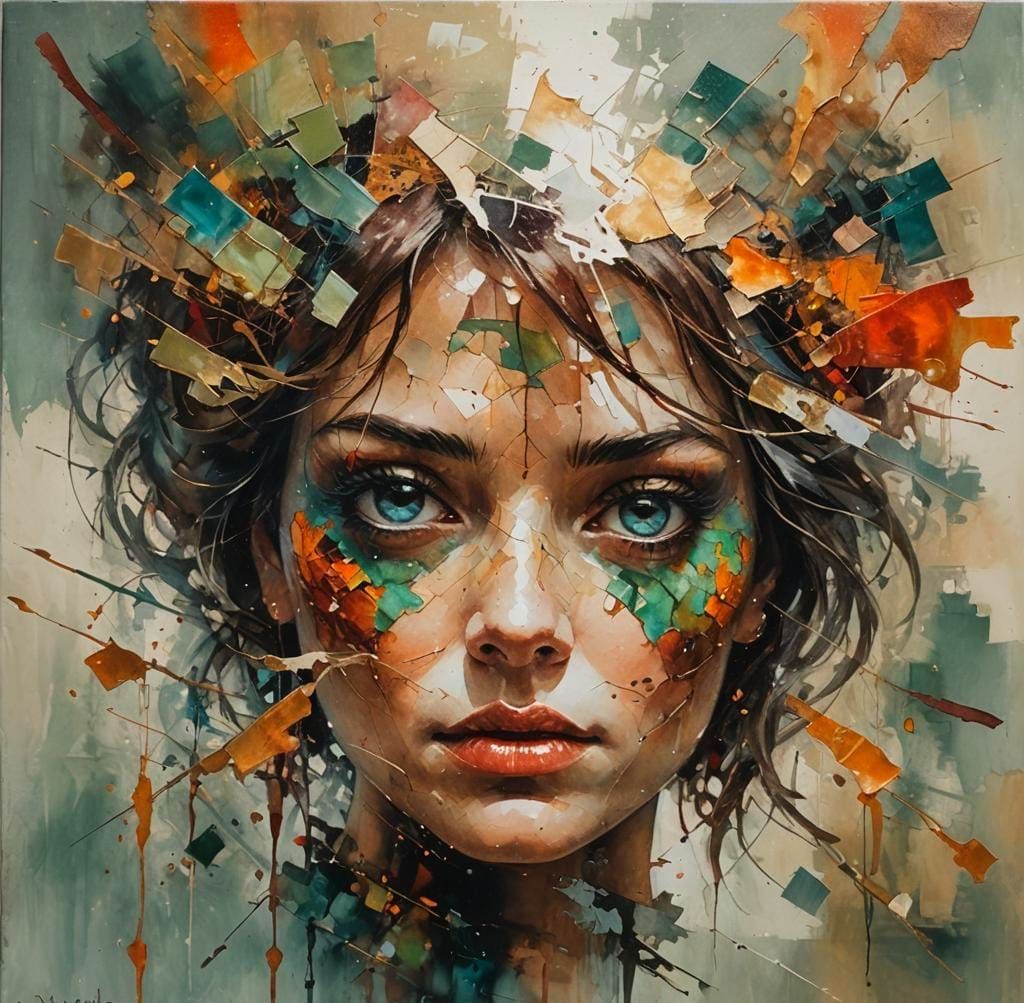 Beyond The Canvas - AI Generated Artwork - NightCafe Creator