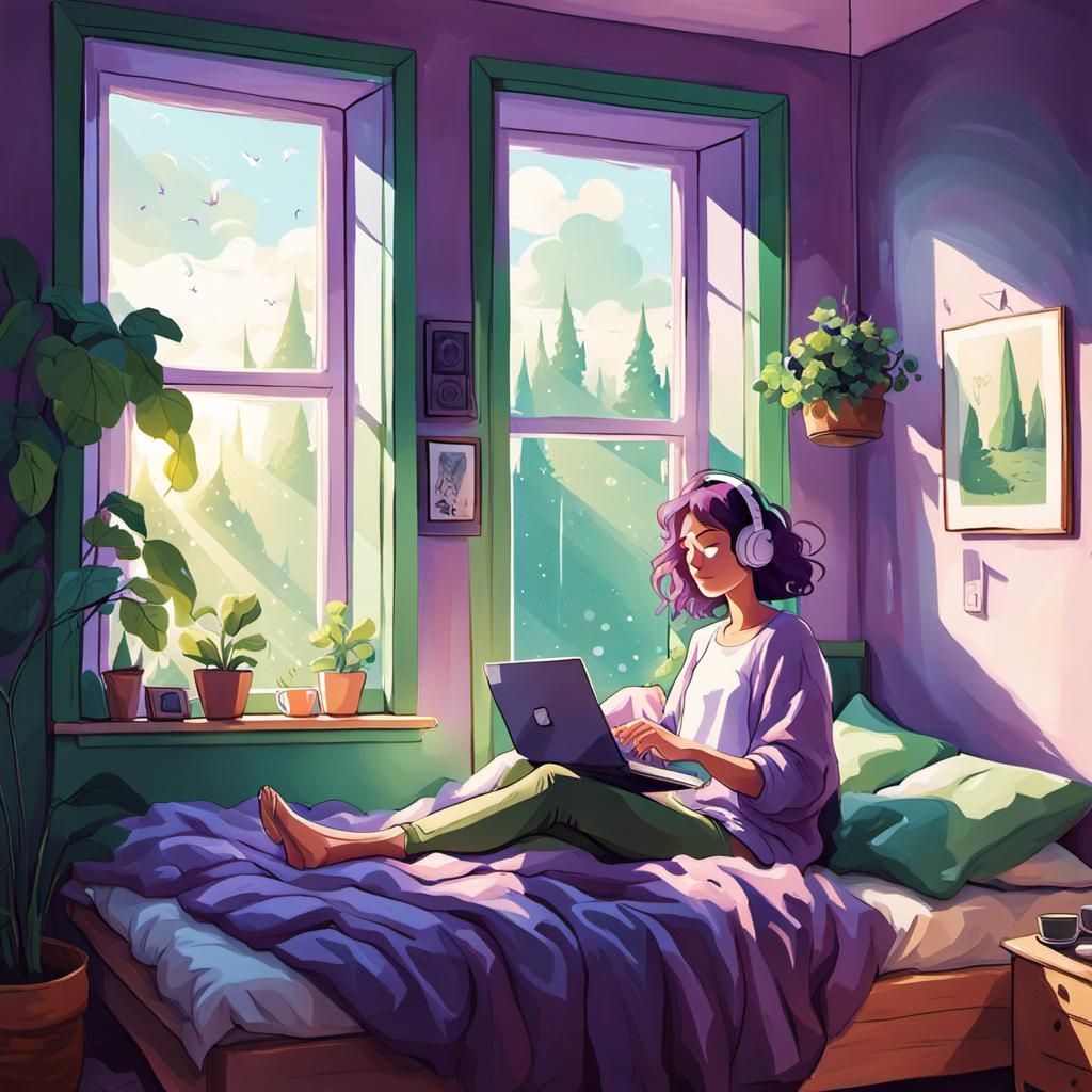 At home - AI Generated Artwork - NightCafe Creator