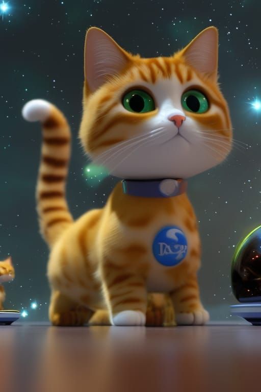 Heavily Modified Adventure Cats - AI Generated Artwork - NightCafe Creator